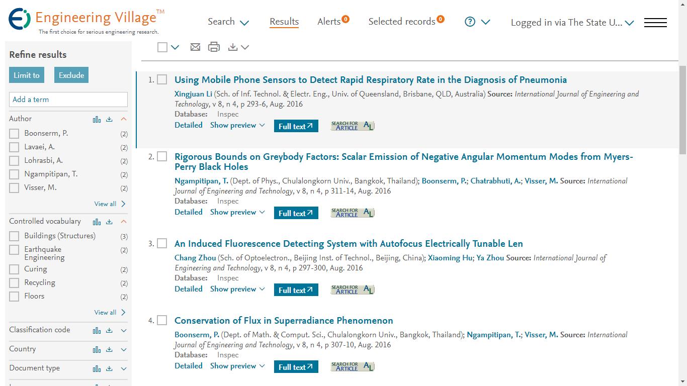 News - IJET-International Journal of Engineering and Technology